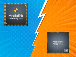 MediaTek Dimensity 1050 vs MediaTek Helio P10 Comparison | Bajaj Finserv