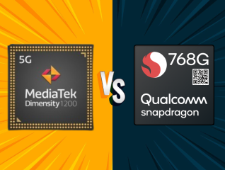MediaTek Dimensity 1200 vs Qualcomm Snapdragon 768G Comparison | Bajaj ...
